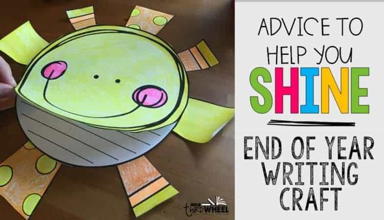 Advice to Help You Shine - An End of Year Writing Craftivity