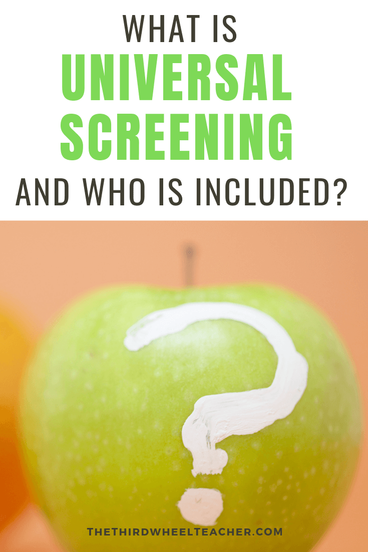 A Teacher's Guide to Universal Screening - Differentiated Teaching