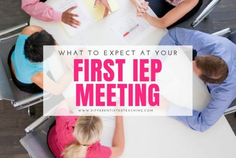 What to Expect at Your First IEP Meeting - A Teacher's Guide