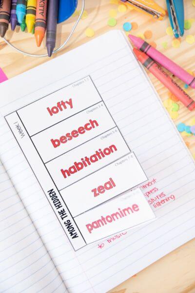 Among the Hidden Novel Study Guide with Printable Activities