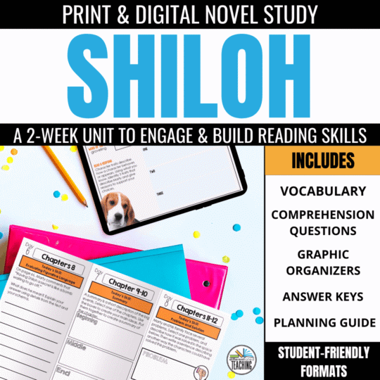 Shiloh Novel Unit: Ideas & Activities for your Next Lit Study