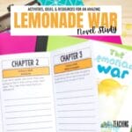 The Lemonade War Novel Study: Free Activities & Inexpensive Resources